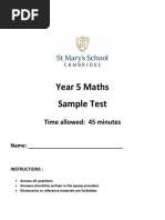 Year 7 MathsWatch Worksheets Overview | PDF