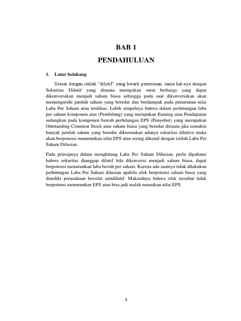 Makalah Akm 2 Sekuritas Dilitus Dan Eps | PDF