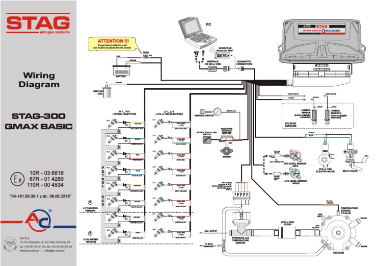 Wiring Diagram: STAG-300 Qmax Basic | PDF | Electrical Connector ...