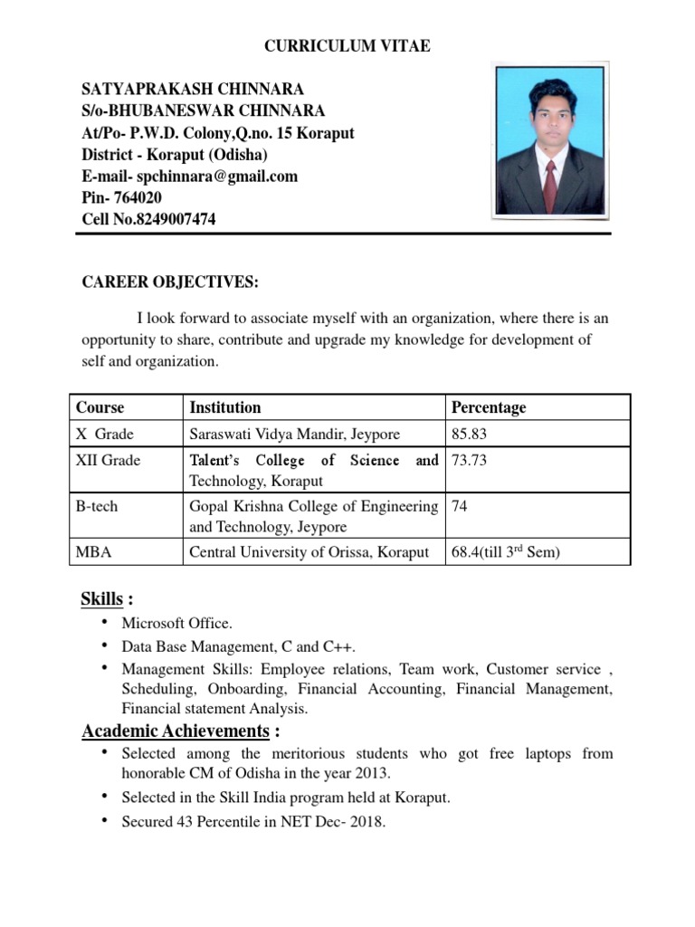 Satya CV-1 | PDF | Business