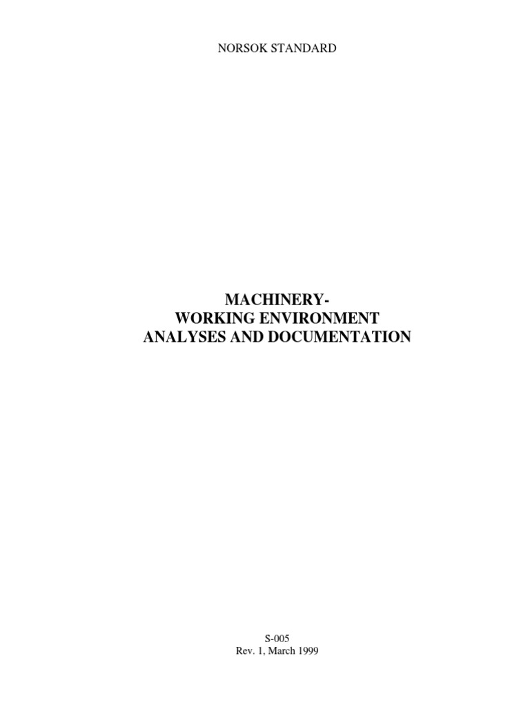 Norsok S-005 PDF | PDF | Risk Assessment | Risk