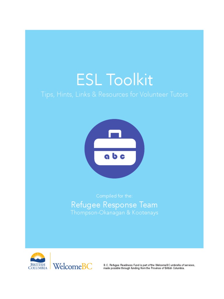 ESL Toolkit PDF | PDF | English As A Second Or Foreign Language | Literacy