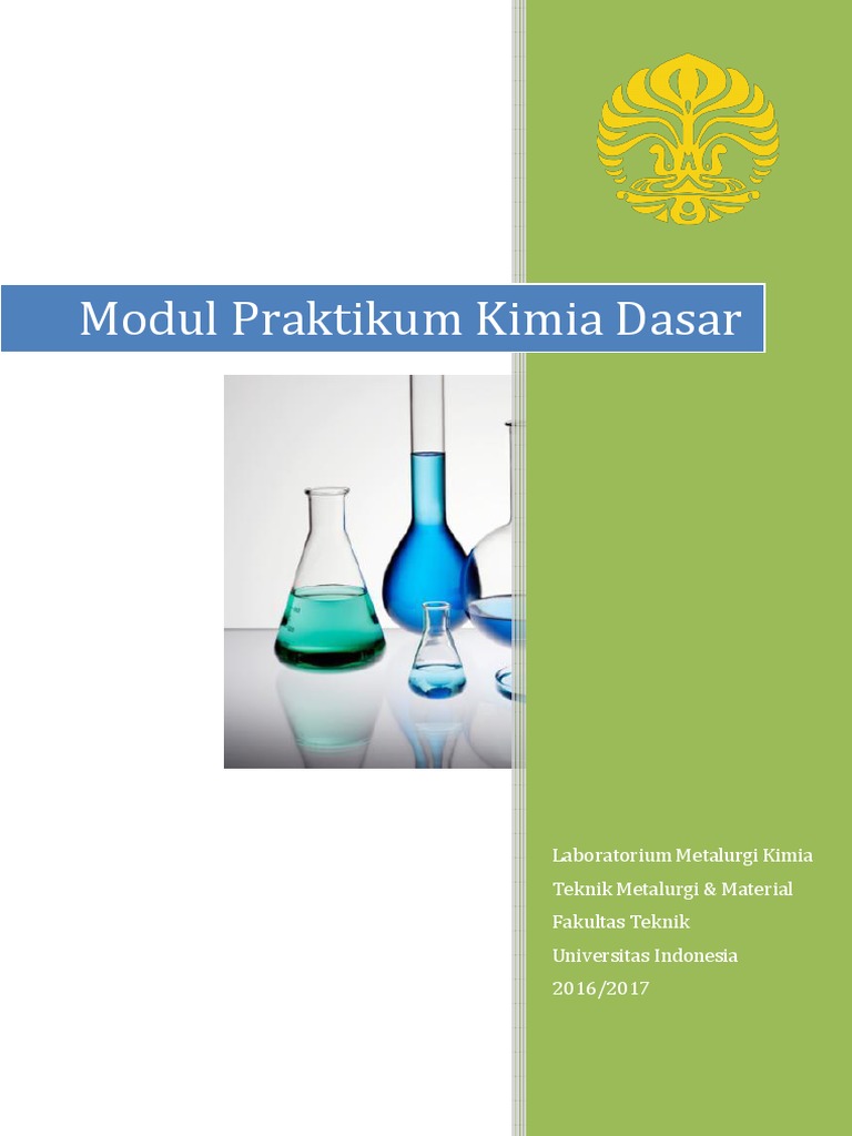 Modul Praktikum Kimia Dasar 2016 PDF | PDF