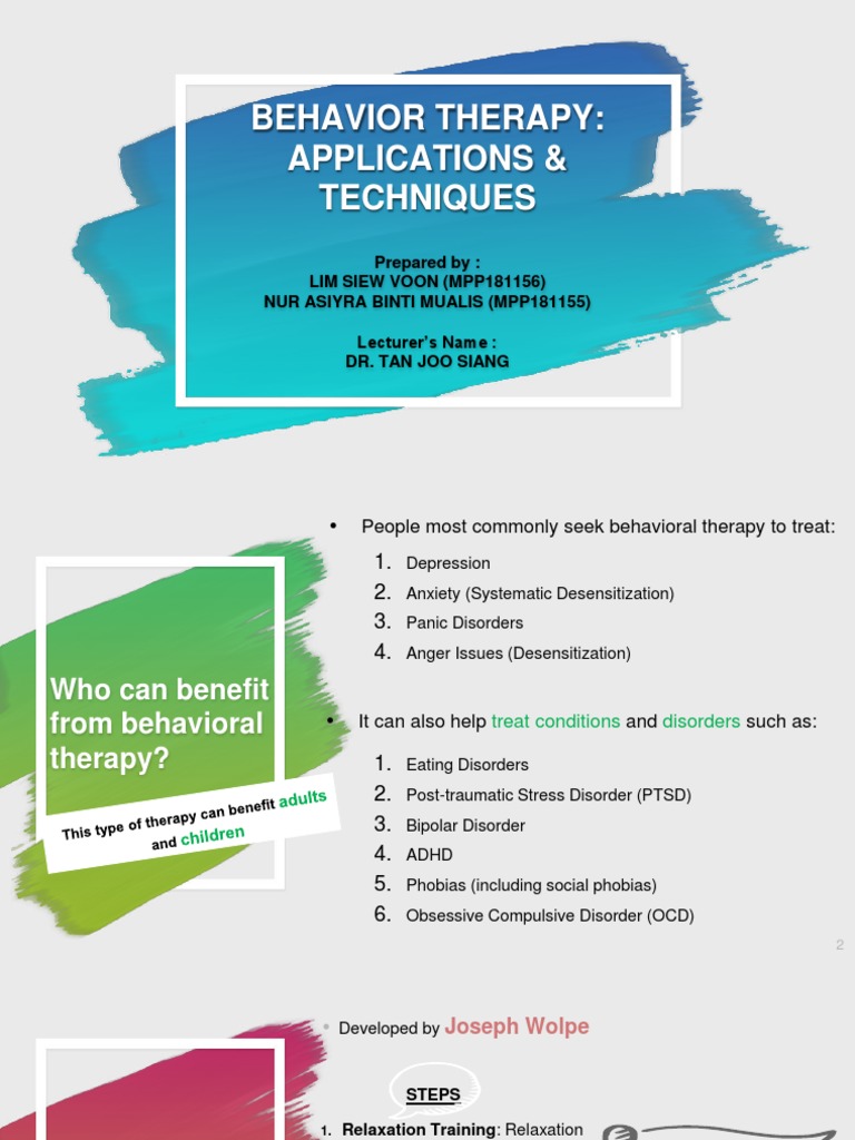 Behavior Therapy | PDF | Behaviour Therapy | Phobia