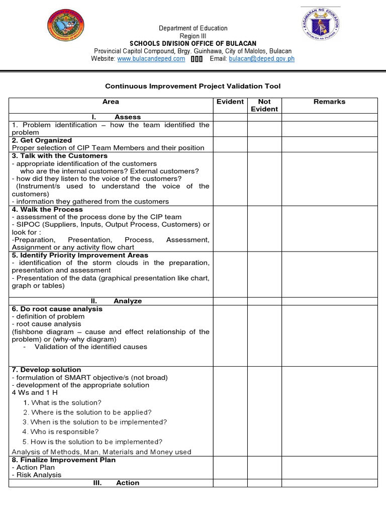 CIP Validation Tool | PDF | Causality | Risk Management