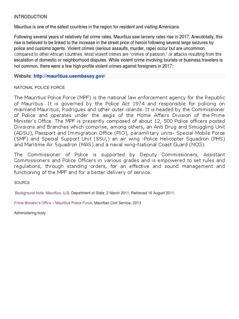 Website:: Natonal Police Force | PDF