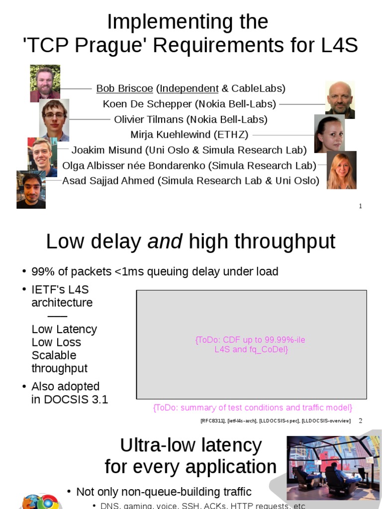 Implementing The 'TCP Prague' Requirements For L4S | PDF | Network Congestion | Transmission ...