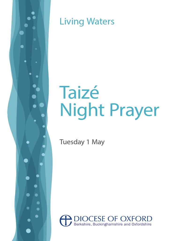 Taizé Night Prayer: Living Waters | PDF | Lord's Prayer | Jesus