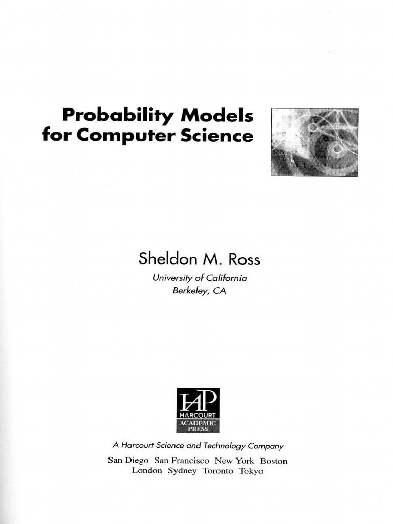 Probability Models For Computer Science: Sheldon M. Ross | PDF ...