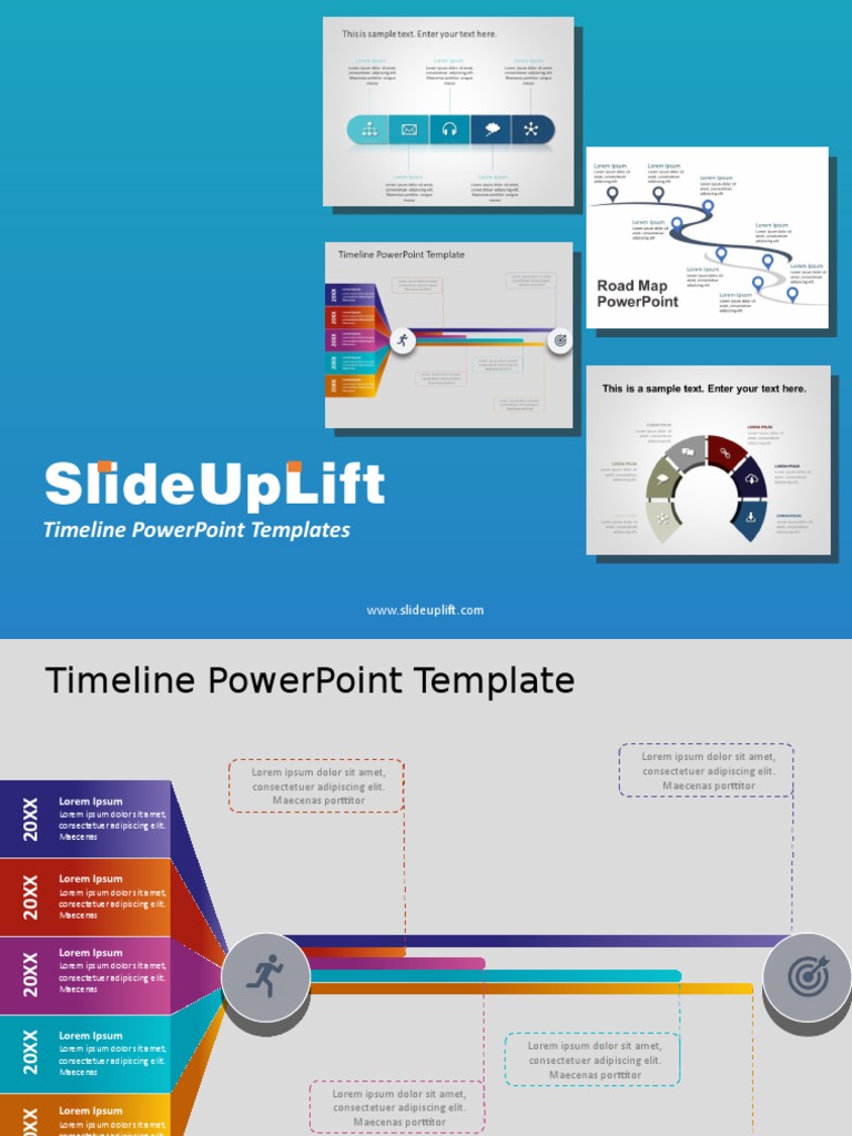 SlideUpLift - Timeline PowerPoint Templates | PDF | Text