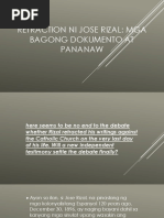 Ang Retraksyon Ni Rizal | PDF