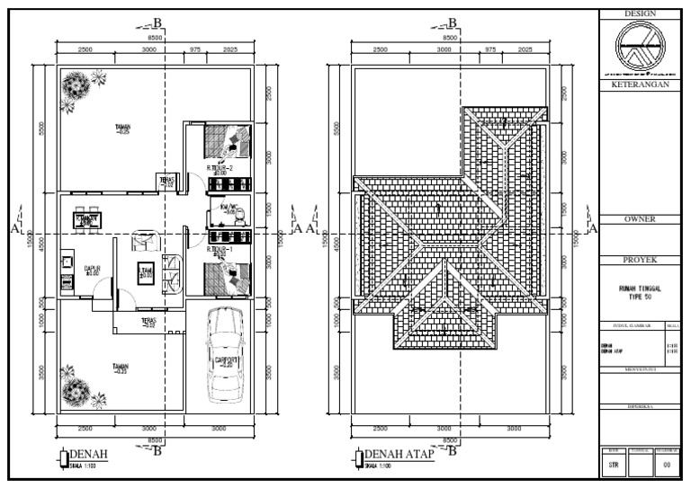 Design document for a residential house project including floor plans ...
