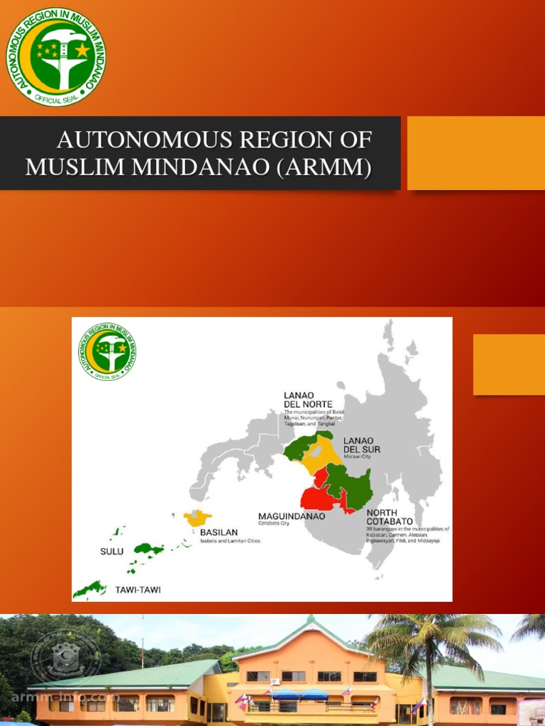 Autonomous Region of Muslim Mindanao Armm | PDF