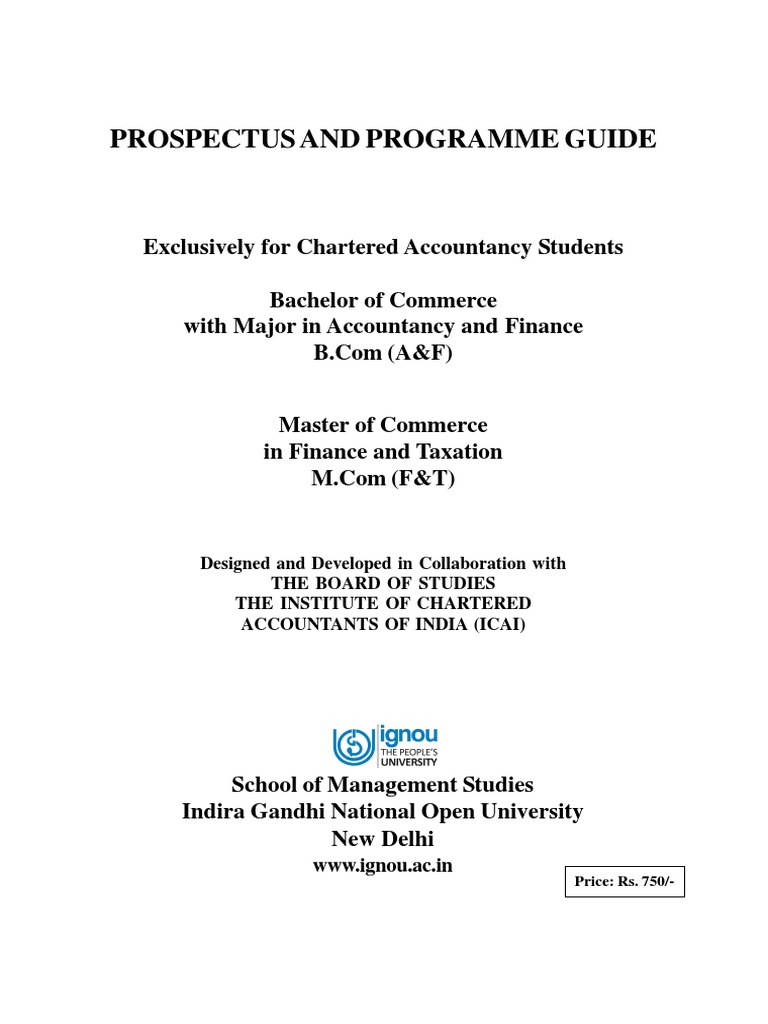 BComAF PDF | PDF | University And College Admission | Accounting