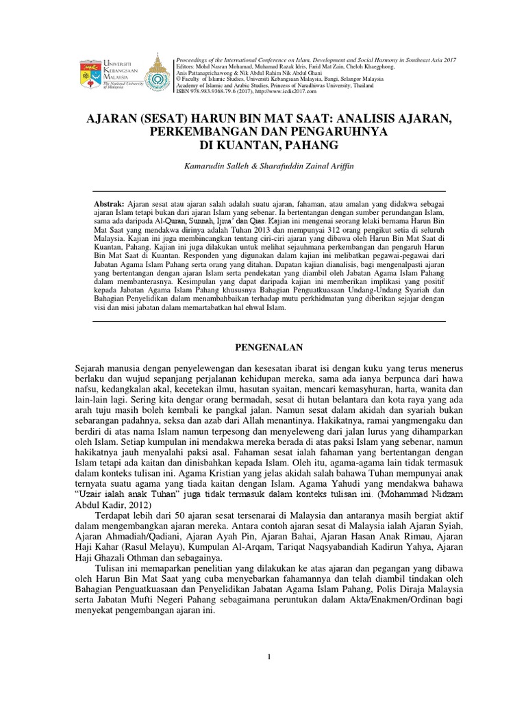 Ajaran Tuhan Harun | PDF