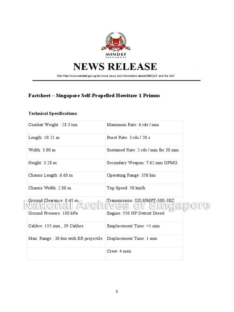 A Powerful Punch: The Development and Specifications of Singapore's ...