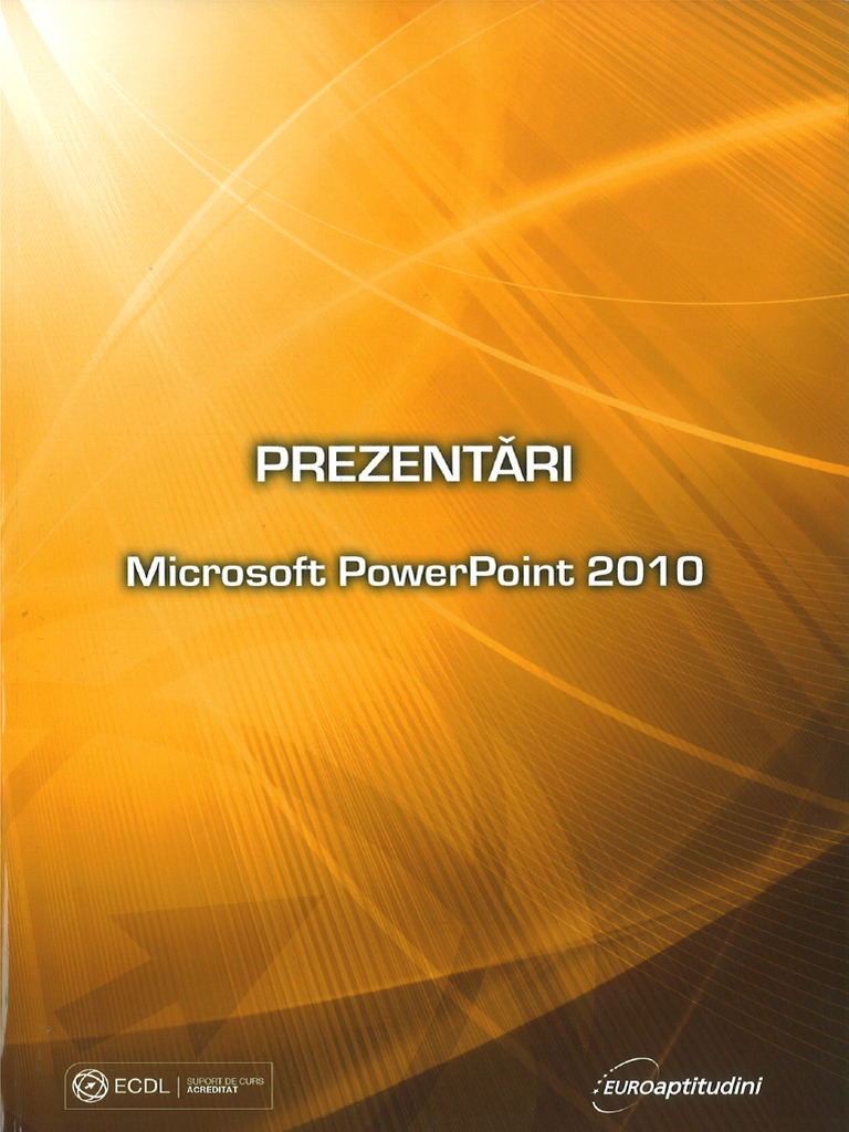 Prezentari (PowerPoint 2010) PDF | PDF