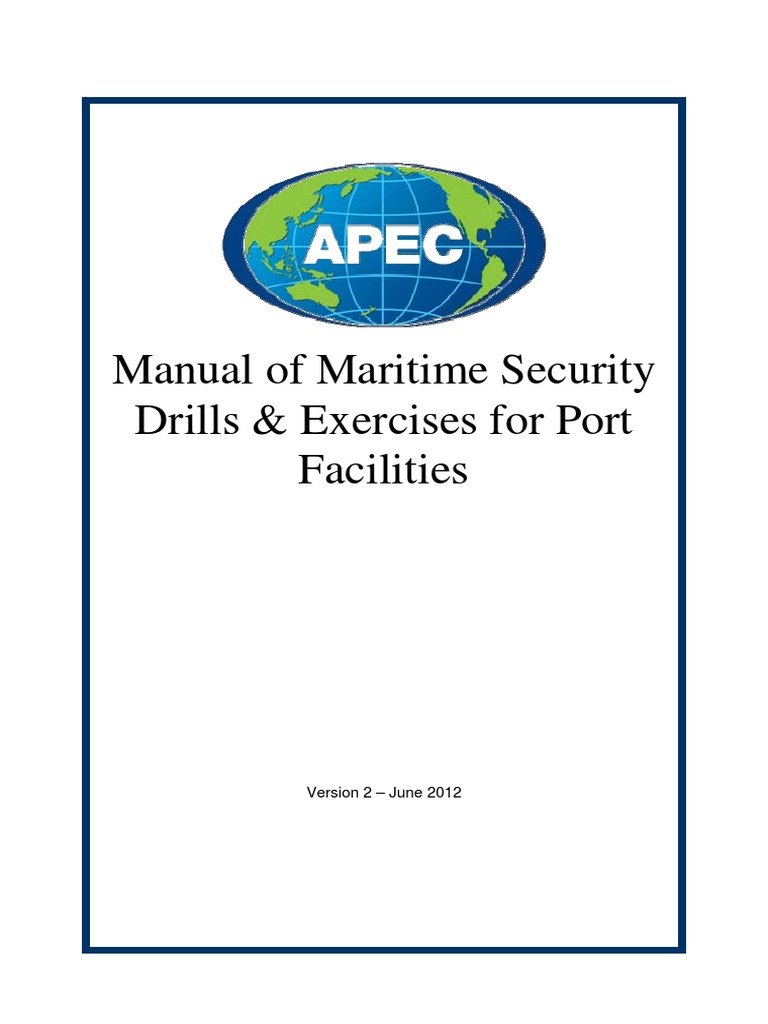APEC MANUAL - June 2012 ISPS Training Guidelines PDF | PDF | Business