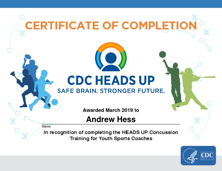 HEADS UP Concussion Training Certificate | PDF