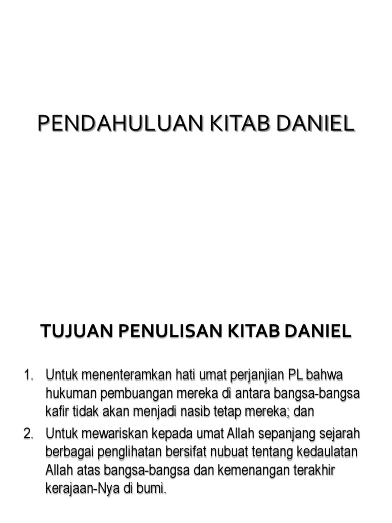 Kitab Daniel | PDF