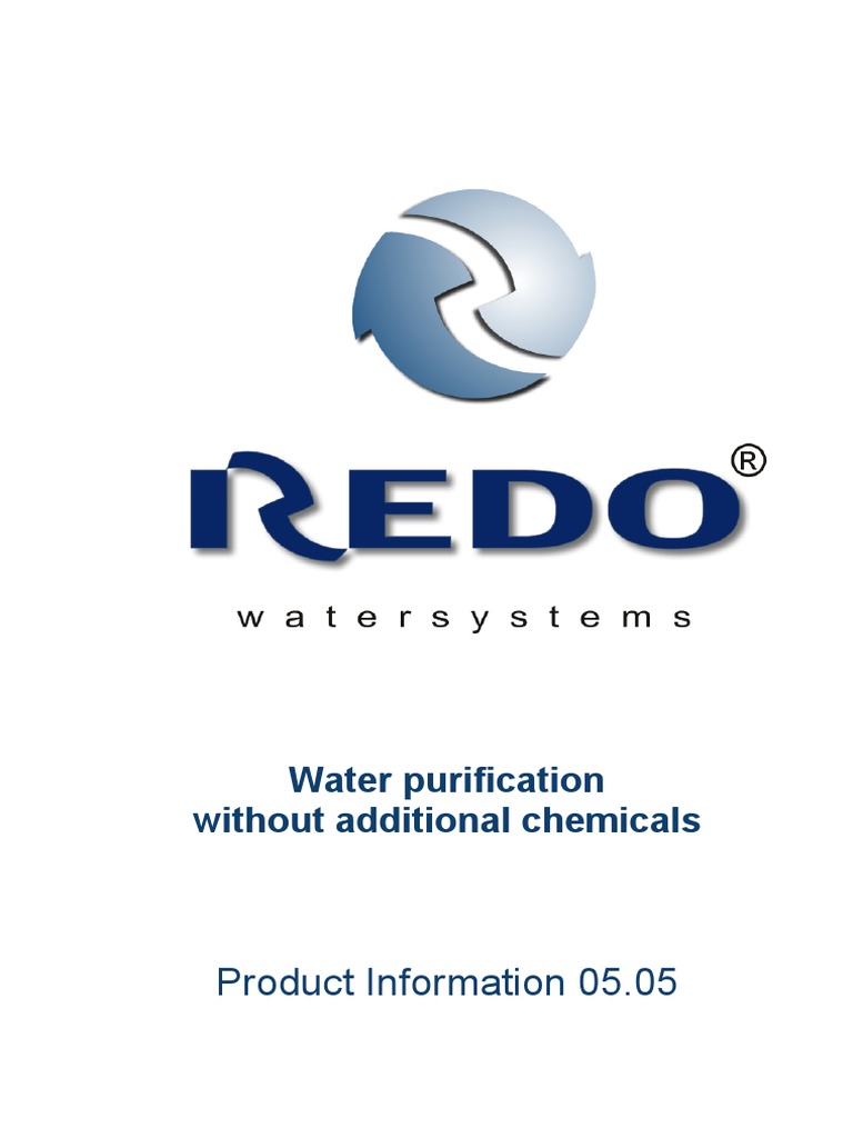 REDO - Product Information 05.05-Engl PDF | PDF | Redox | Water