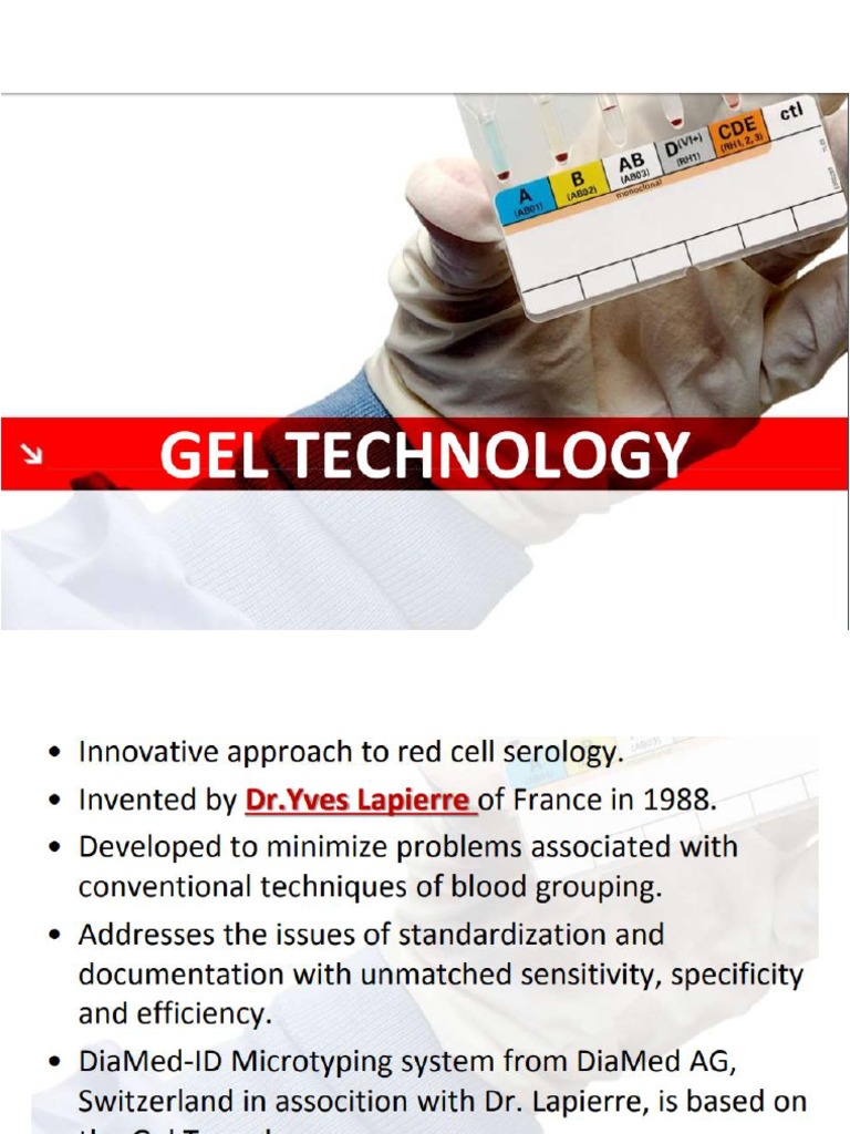 Gel Card Technology | PDF