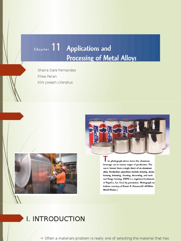 Application and Processing of Metal Alloys | PDF | Steel | Annealing ...