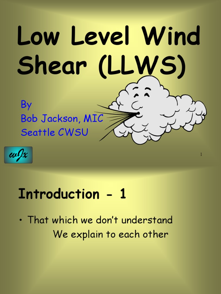 Understanding Low Level Wind Shear | PDF | National Weather Service ...