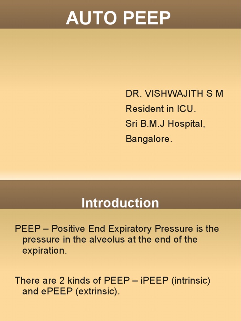 Auto PEEP | Breathing | Pulmonology