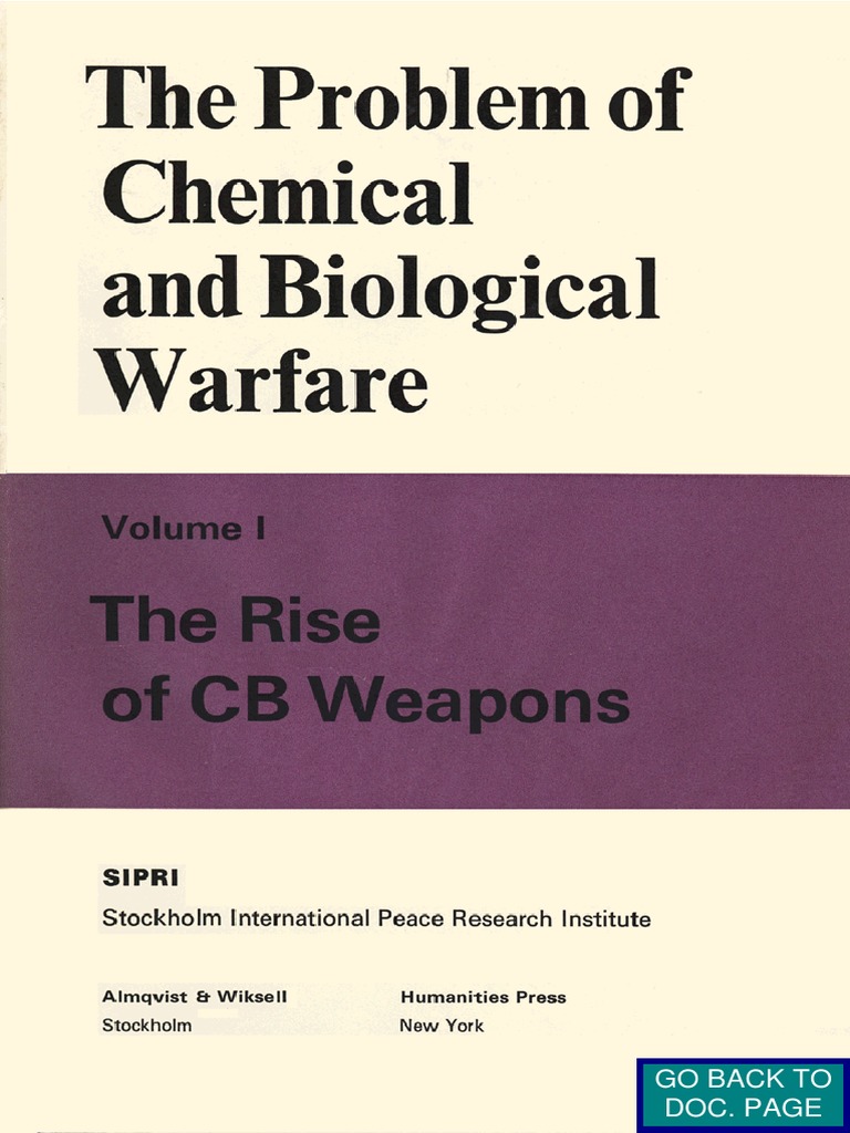 The Rise of CB Weapons | PDF | Ton | Chemical Warfare