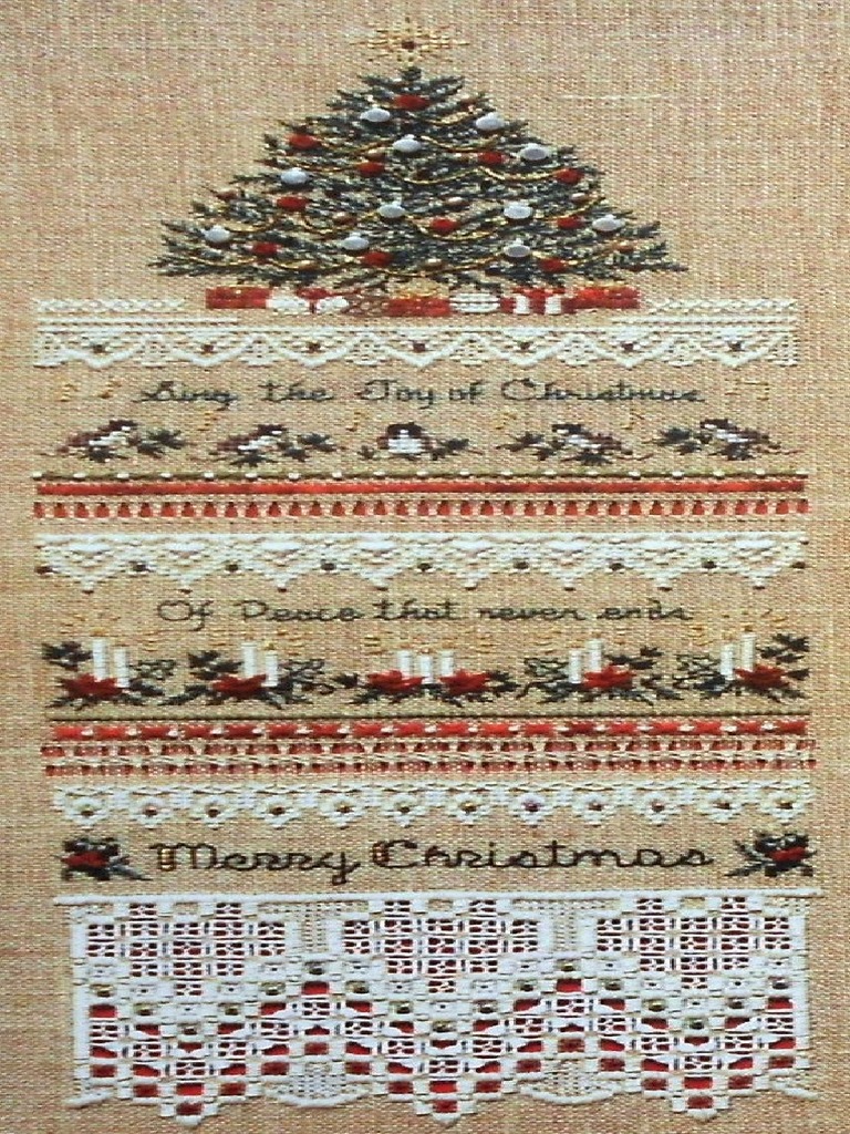 Heirloom Christmas Sampler - The Victoria Sampler (Cross Stitch Chart ...