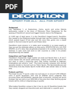 Decathlon - Group 2 - Content | PDF | Supply Chain | Logistics