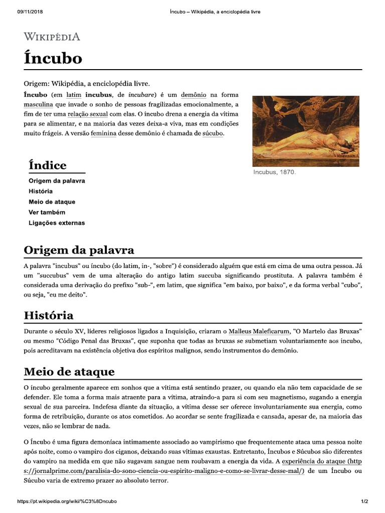 Íncubo e Súcubo | PDF
