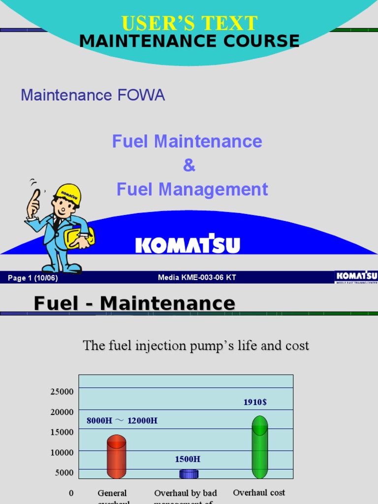 Fuel Maintenance and Management Guide | PDF | Filtration | Pump