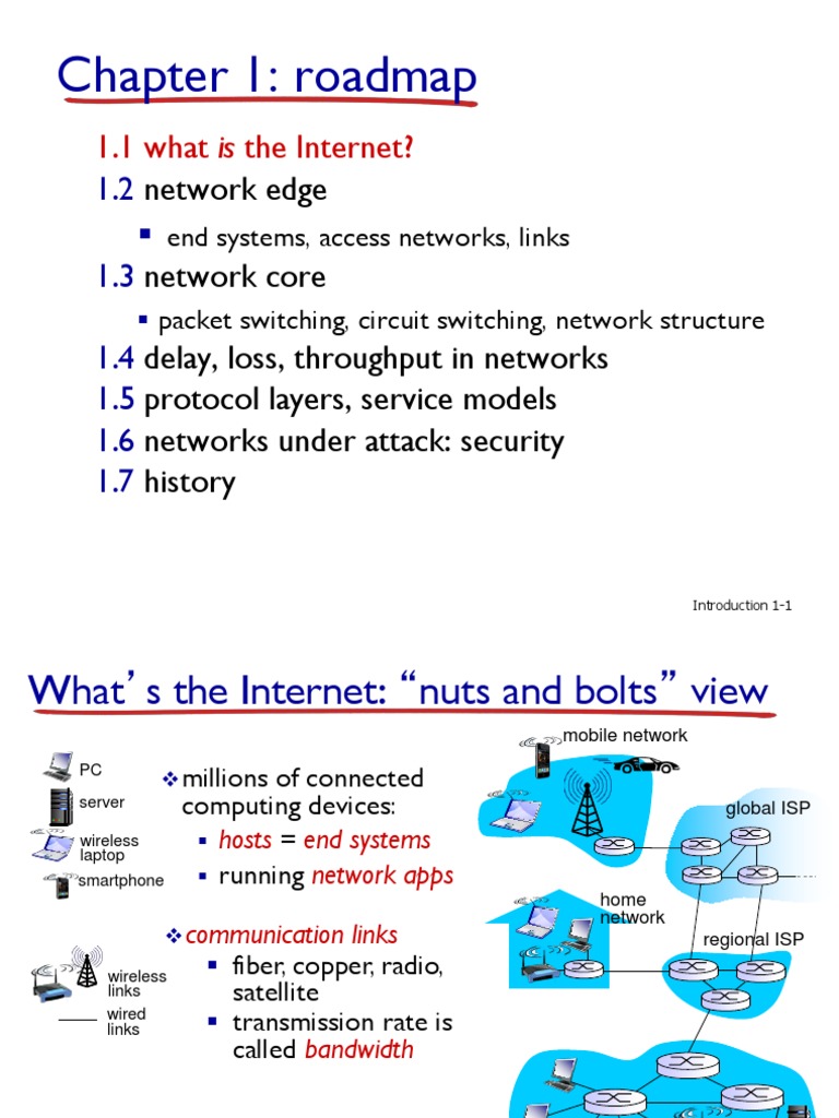 1 Computer Networks and Internet | PDF | Internet Protocol Suite ...