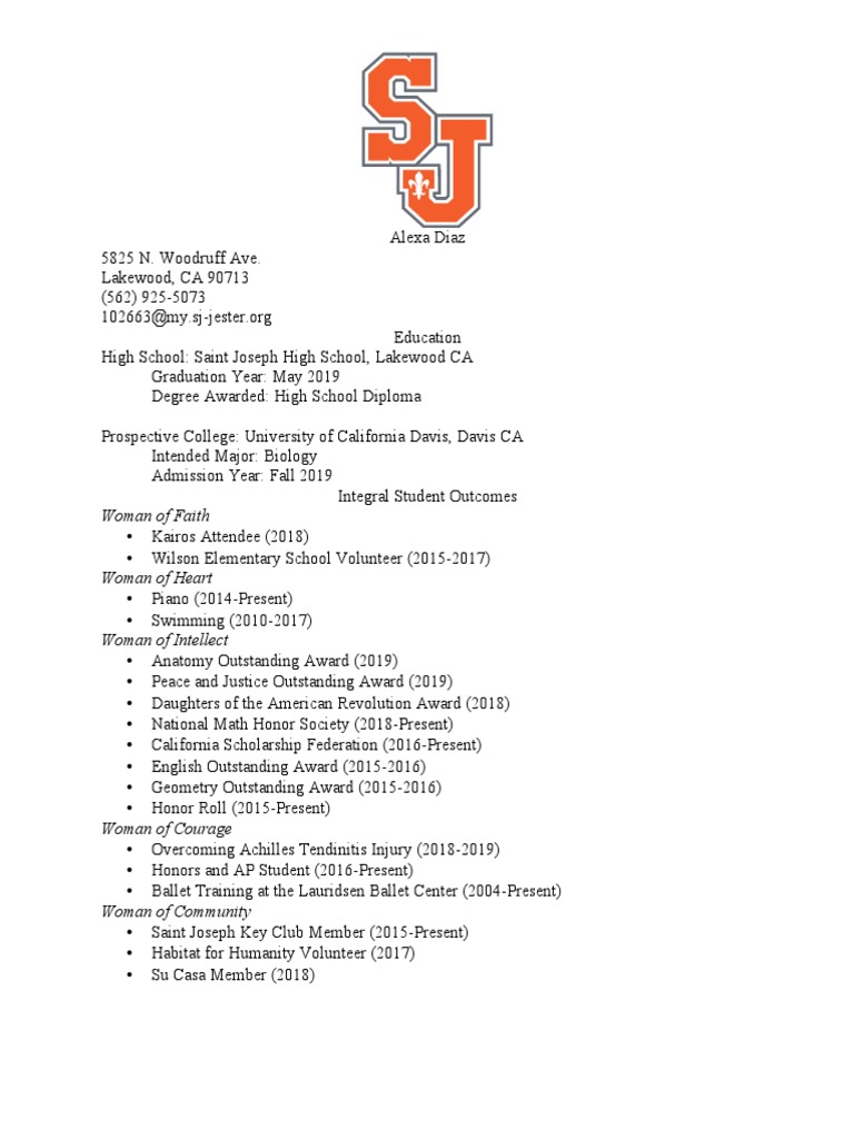 SC Resume Template 2 | PDF