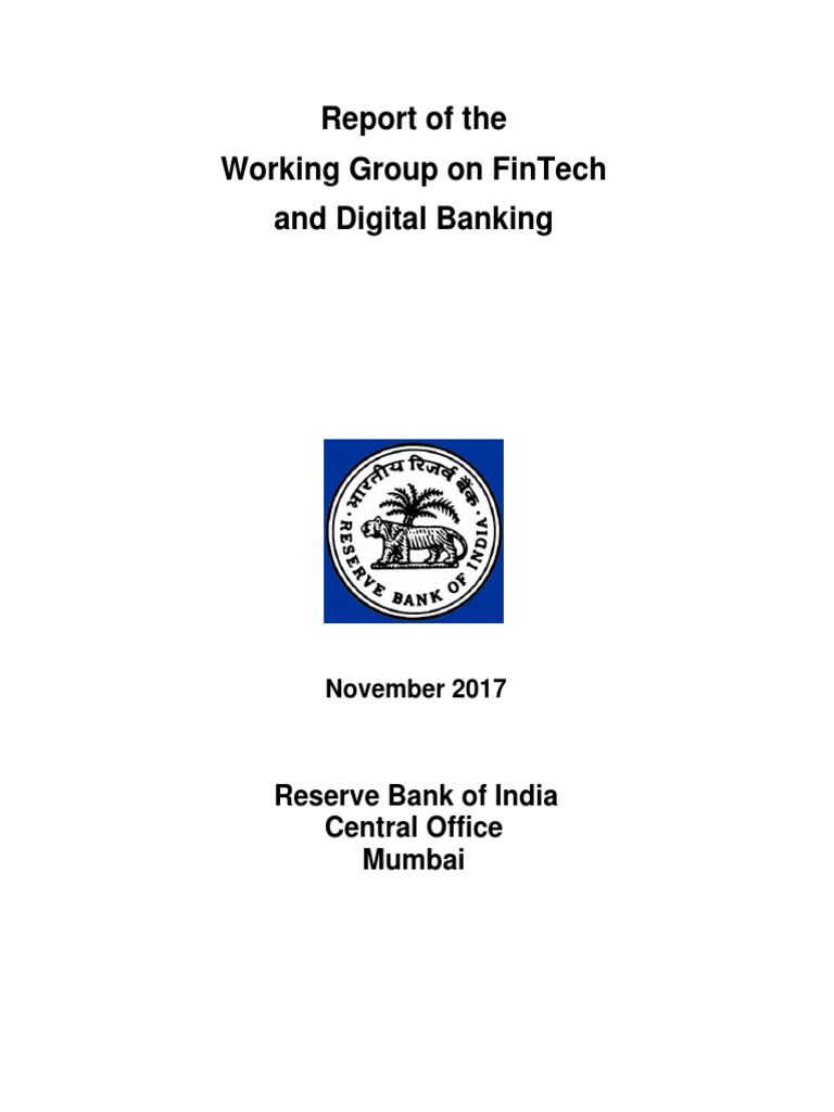 RBI Report | PDF | Financial Technology | Finance & Money Management