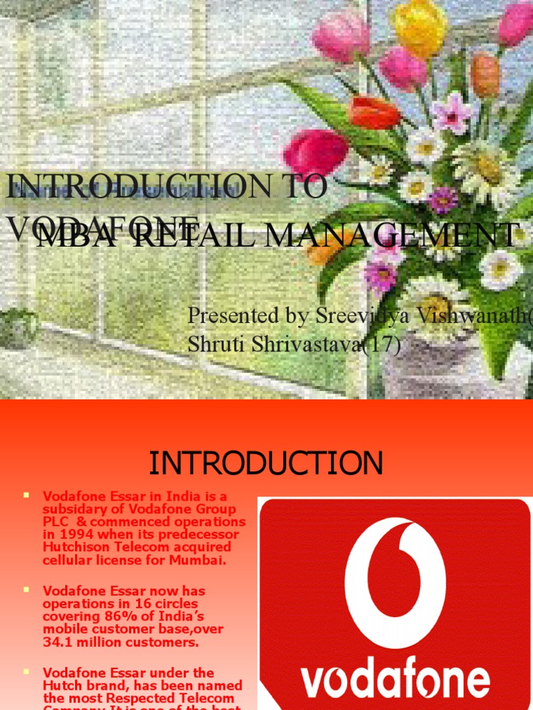 Introduction To Vodafone | PDF | Communication | Business