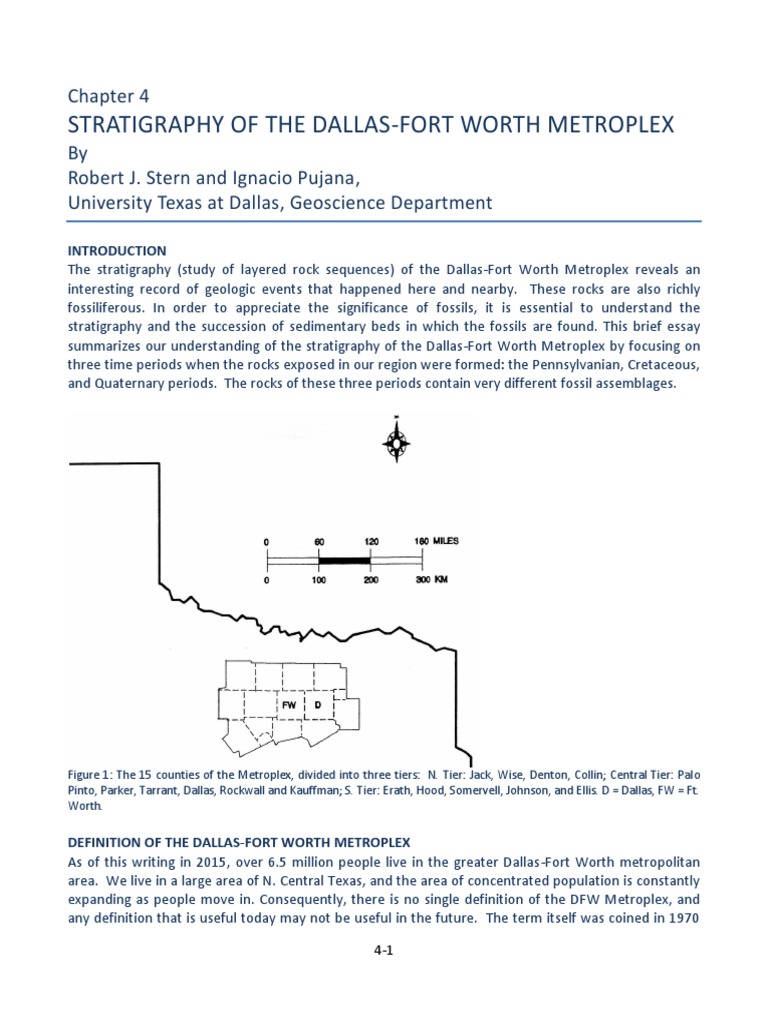 Stratigraphy of The Dallas-Fort Worth Metroplex | PDF | Geologic Time ...
