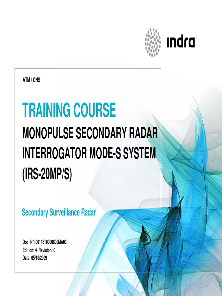 Training Indra PDF | PDF | Radar | Microwave Technology
