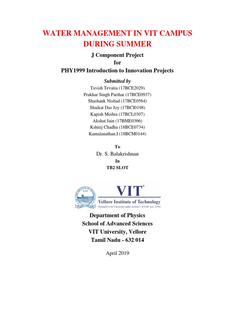 Project Final Review Iip PDF | PDF | Water Resource Management | Sewage ...