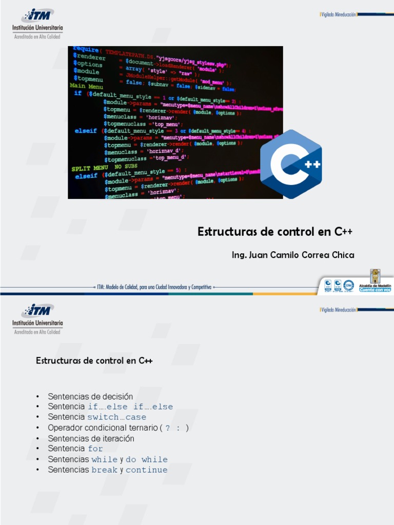 Estructuras de Control en C++ | PDF | Flujo de control | C