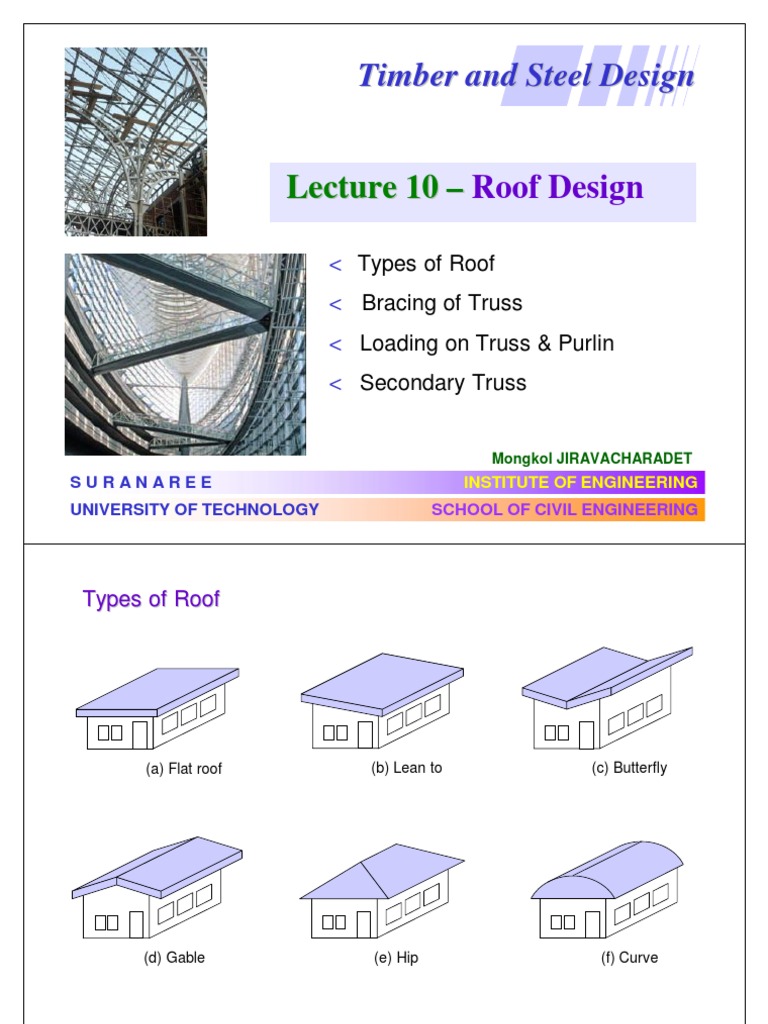 Lecture 10-Roof Design | PDF