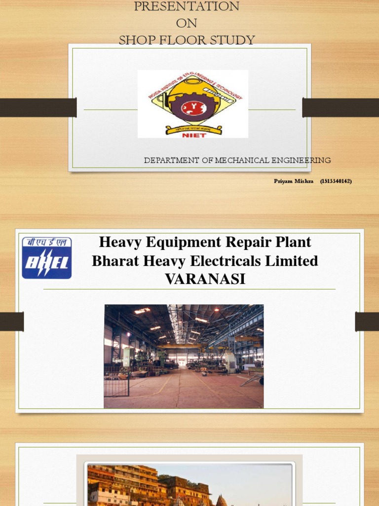 Department of Mechanical Engineering: Priyam Mishra (1513340142) | PDF ...