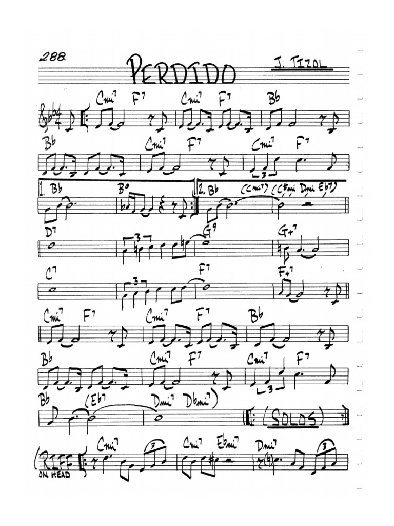 Perdido Regular Real Book | PDF