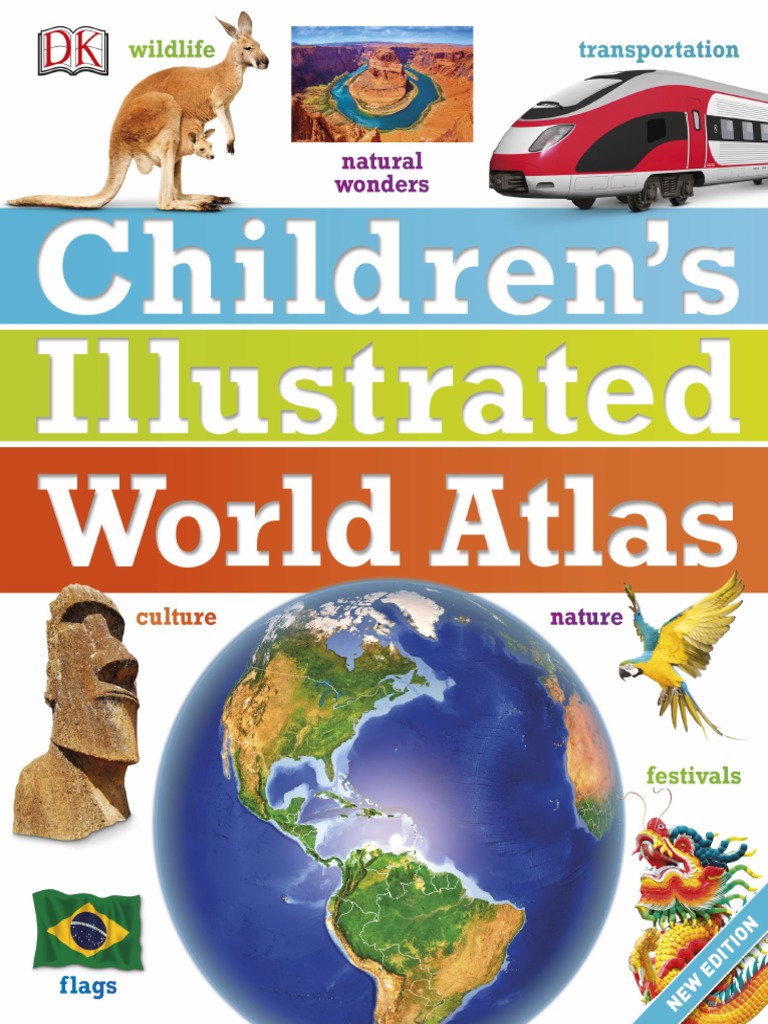Childrens Illustrated World Atlas PDF | Download Free PDF | Plate ...