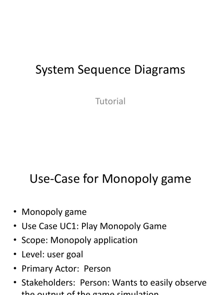 System Sequence Diagram | PDF | Conceptual Model | Use Case