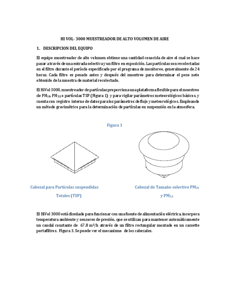 HI VOL 3000 Alto Volúmen de Aire | PDF | Electrónica | Aluminio