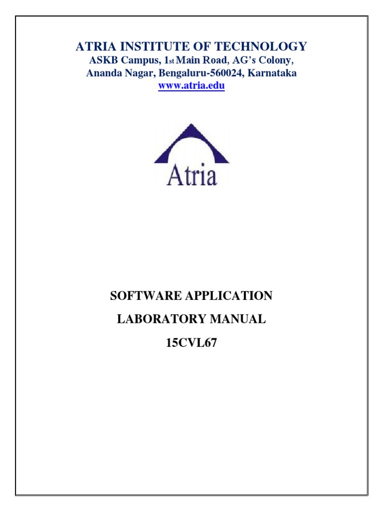 Software Application Lab Manual | Download Free PDF | Structural Load ...