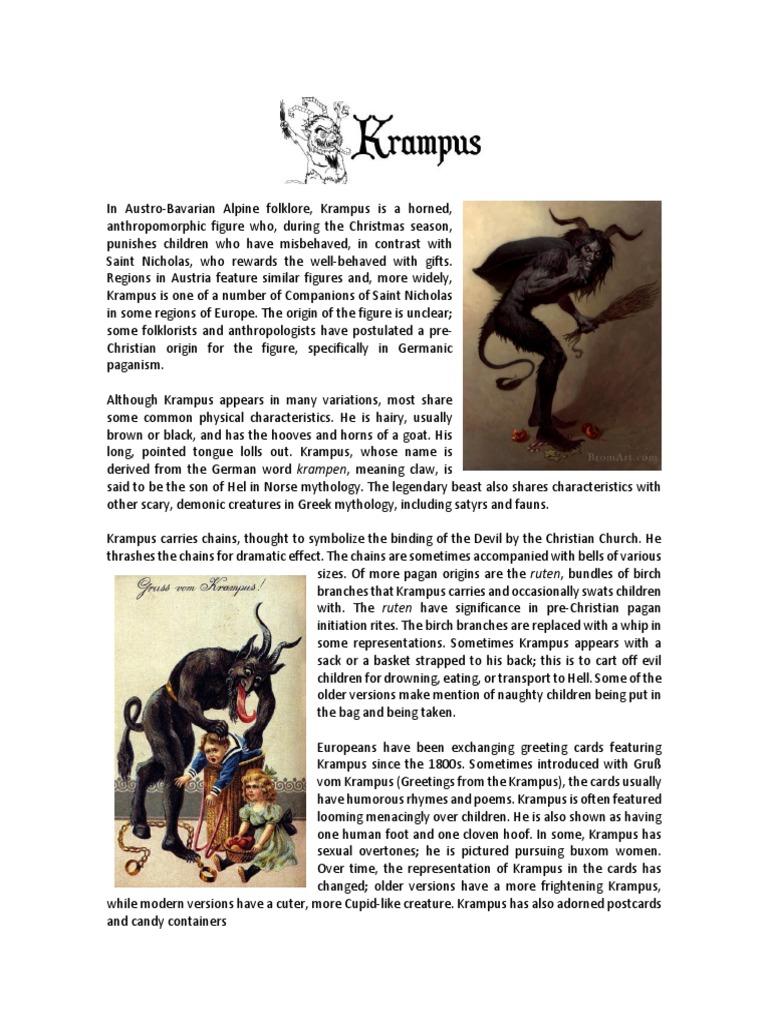 Krampus: The Christmas Punisher | PDF | Traditional Stories | Christmas